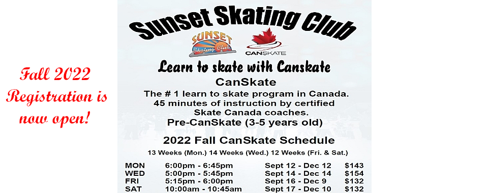 Sunset Skating Club, Vancouver BC